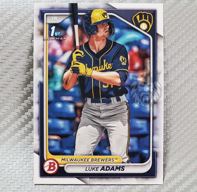 LUKE ADAMS RC 2024 1ère base de prospects recrue Bowman #BP-50 ...