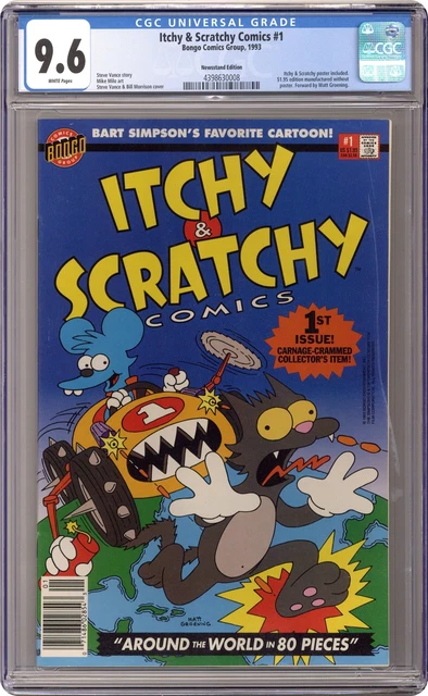 DÉMANGEAISONS ET SCRATCHY Bd 1N Vance Newsstand Variante Cgc 9.6 1993 4398630008 EUR 172,26 ...