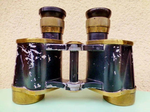 RARE MILITARY HENSSOLDT WETZLAR WW1 WW2 Graduated Lens Binoculars £77. ...