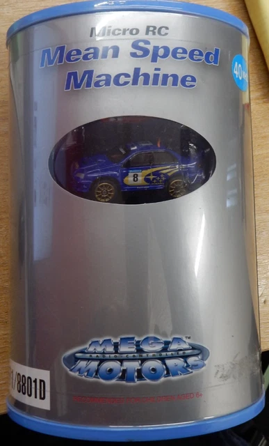 VINTAGE MICRO RC Mean Speed Machine Mega Motors Cars /Control Ref £104. ...