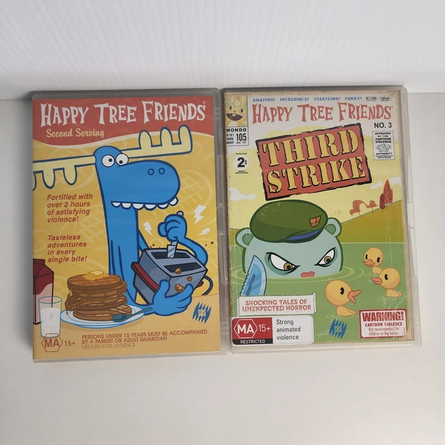 HAPPY TREE FRIENDS Second Serving Third Strike DVD Region 4 $12.38 ...
