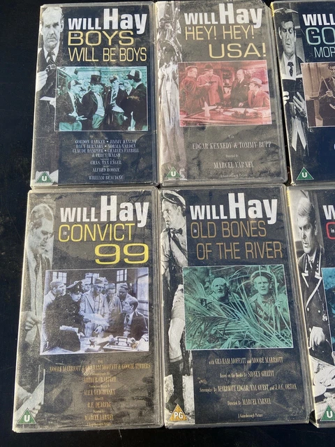 WILL HAY VHS Bundle of 8 VHS Tapes Used Good Condition £29.99 - PicClick UK