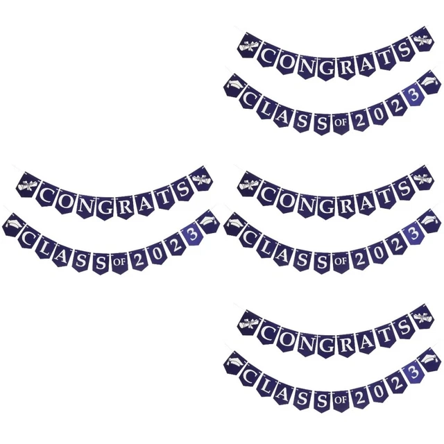GRADUATION SEASON 4X Graduation Banner Garland 2023 Graduation Banner ...