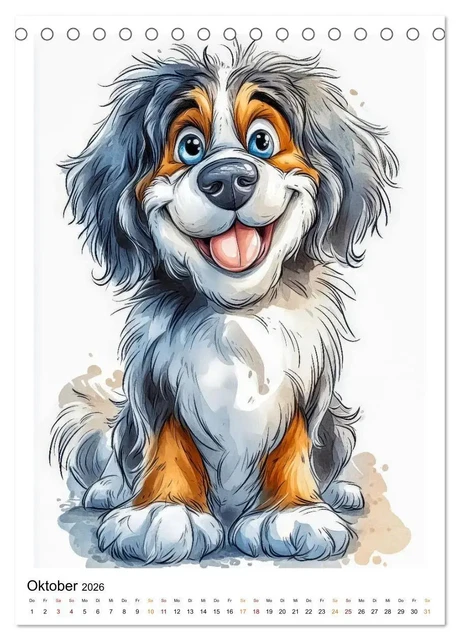 PETER RODER | Hunde mit Humor (Tischkalender 2026 DIN A5 hoch ...