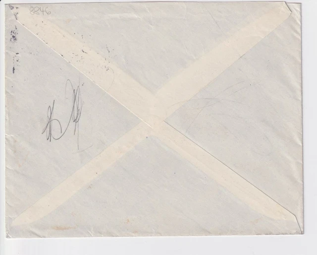 DR MICHEL NR. 551 Bogenecke li. oben in MiF auf Fernbrief EUR 6,50 ...