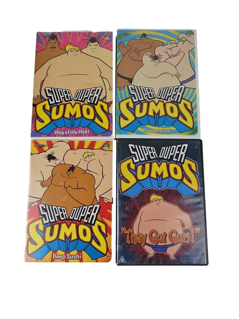 SUPER DUPER SUMOS DVD Deep Sushi They Got Guts Vol 1 & 2 Way of Phat ...