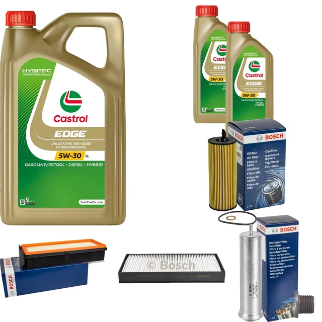 BOSCH INSPECTION SET 7 L castrol edge 5W-30 Ll pour BMW X5 M50d X6 EUR ...