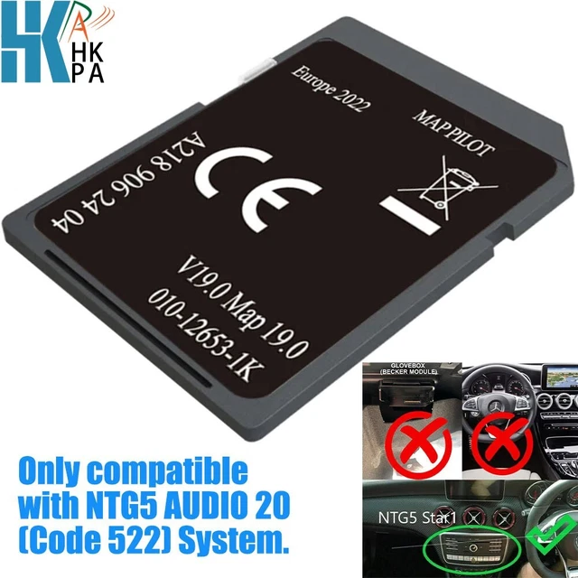 MAP SAT NAV SD CARD For 2023 MERCEDES A218 V19 A CLASS W176 B C CLA M E CLASS EUR 23,71 ...