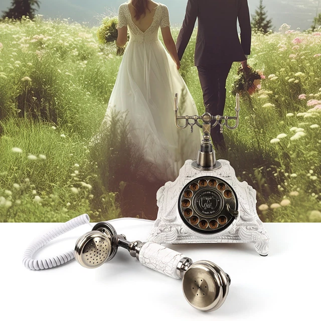 RETRO LANDLINE TELEPHONE Multifunctional Recording Old Fashioned Dial ...
