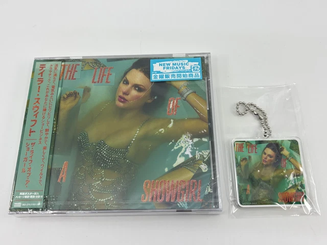 TAYLOR SWIFT THE Life of a Showgirl CD Japan Regular Edition + Keychain ...
