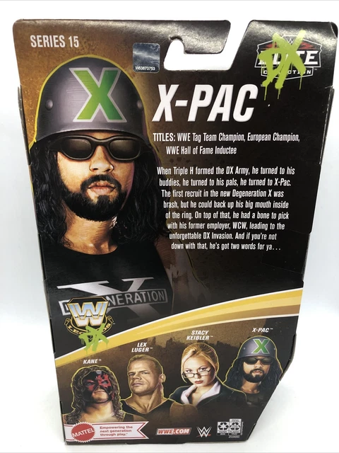 MATTEL WWE ELITE Legends X-Pac Figure (Exclusive) NIB SEALED! 1-2–3 Kid ...