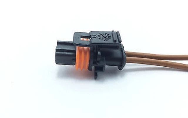 CONNETTORE BOSCH ORIGINALE 1928403698 2 poli cablato per iniettore Fiat ...