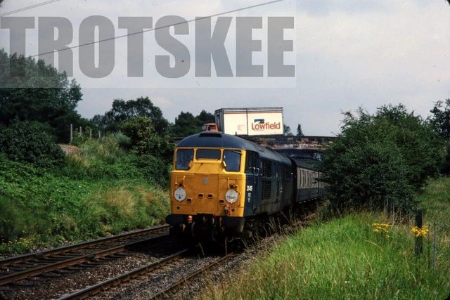 35MM SLIDE BR British Railways Diesel Loco Class 31 31418 Water Orton ...