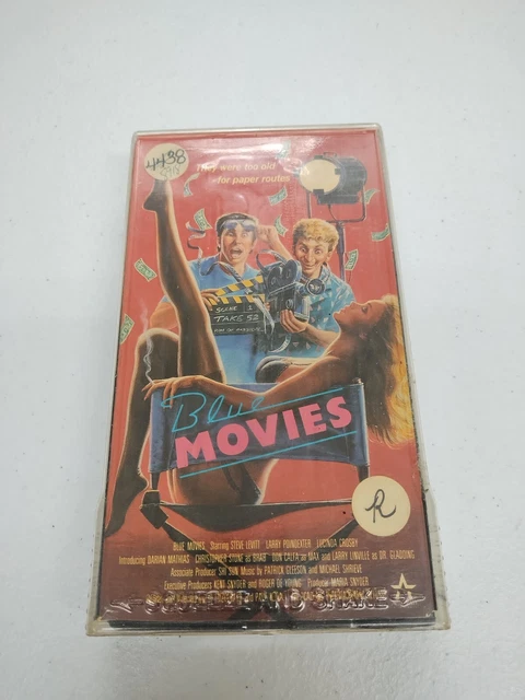 BLUE MOVIES VHS 1988 Academy Entertainment HTF Vintage Video Tape Vtg ...