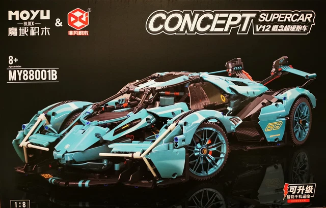 MOYU MY88001B | LAMBORGHINI V12 VISION JADE GREEN RC 1:8 Klemmbausteine ...