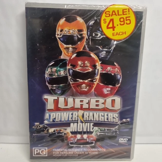 POWER RANGERS MOVIE, A - Turbo (DVD, 1997) New Sealed Region 4 EUR 8,72 ...