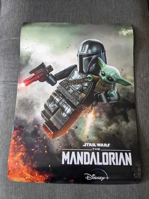 STAR WARS CELEBRATION 2023 *Exclusive* Lego Mandalorian Poster £14.00 ...