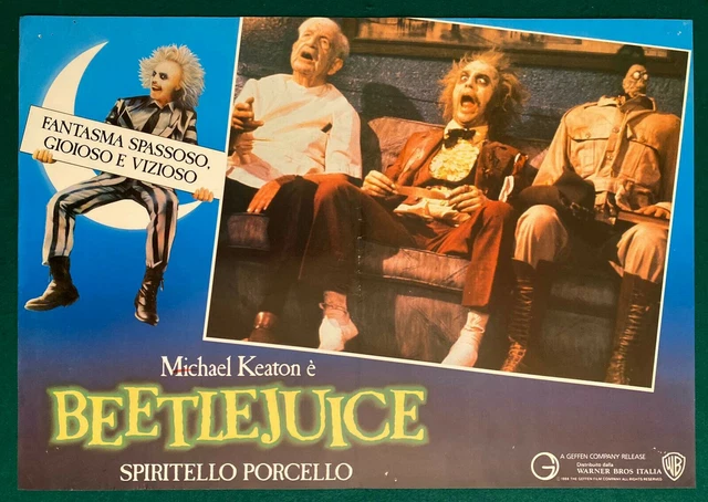 FOTOBUSTA ORIGINALE BEETLEJUICE Spiritello Porcello Michael Keaton ...