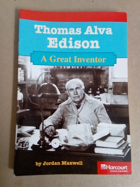 THOMAS ALVA EDISON A Great Inventor By Jordan Maxwell $8.00 - PicClick