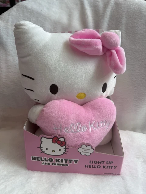HELLO KITTY & Friends Bedroom Night Light Up Children Soft Plush 10in ...