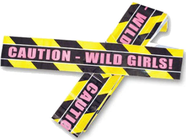 WILD GIRLS CAUTION Tape Hens Night Bachelorette Party Girls Night Out ...