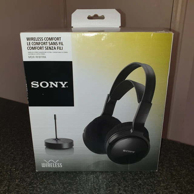 SONY MDR-RF811RK WIRELESS Rechargeable Stereo Headphones, TV, Hi-Fi ...