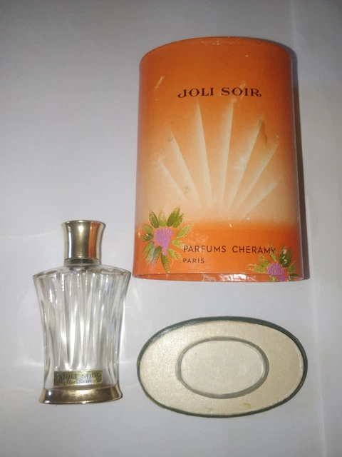 ANCIEN FLACON PARFUM "JOLI SOIR" de CHERAMY EUR 30,00 - PicClick FR