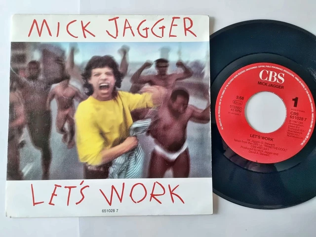 MICK JAGGER - Let's work 7'' Vinyl Holland EUR 13,99 - PicClick IT