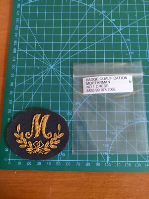 BRITISH ARMY MILITARY Qualification Badge, Mortarman £4.00 - PicClick UK