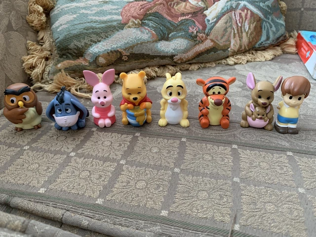 LOT OF 8 Winnie The Pooh Figures Eeyore Tigger Pooh Owl Piglet Disney ...
