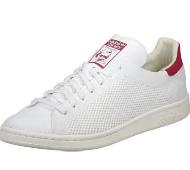 ADIDAS ORIGINALS HERREN Stan Smith OG Prime Knit Sneaker Schuhe weiß ...
