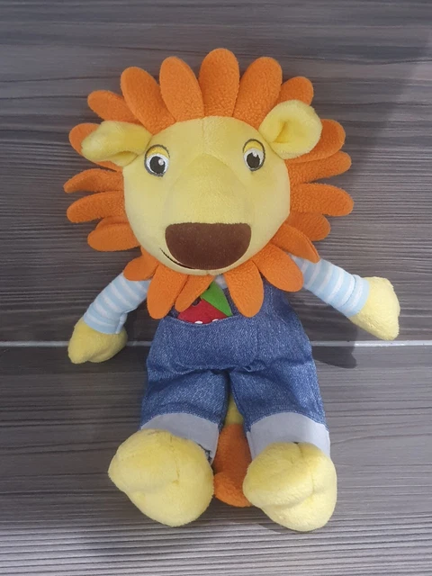 CBEEBIES TALKING DRIVER Dan's Story Train Lion 12" Soft Toy Plush Used ...