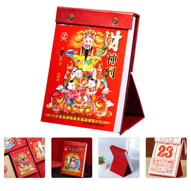1PC DESKTOP CALENDAR Daily Table Calendar 2022 Chinese Lunar Year ...