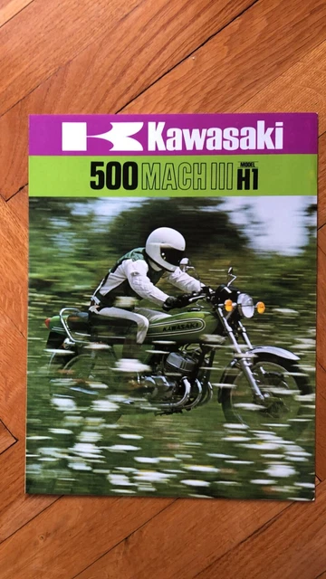 BROCHURE KAWASAKI 500 MACH III MODEL H1 EUR 11,00 - PicClick DE