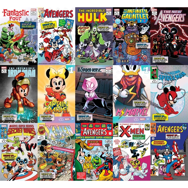 MARVEL DISNEY 100 Variants (2023) Amazing Spider-Man | Marvel | COVER ...