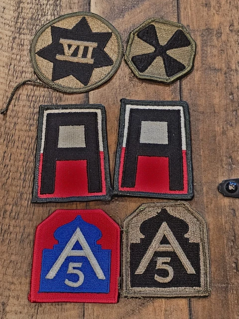 1960S 70S US Army Vietnam Cold War Corps Color Subdued Division Patch ...