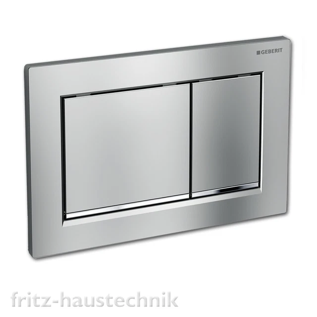 GEBERIT SIGMA 30 push plate toilet control plate chrome high gloss ...
