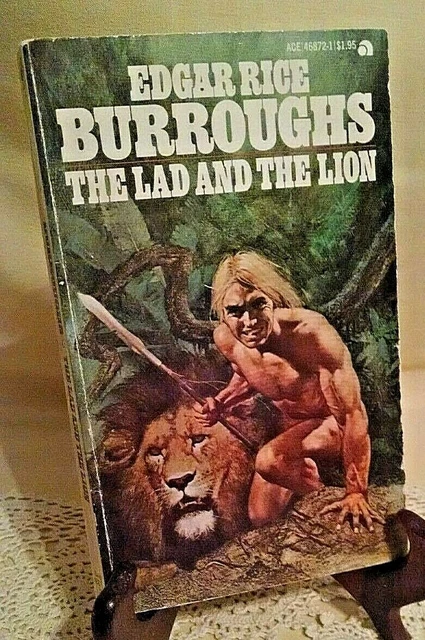 LAD AND THE Lion Par Edgar Rice Burroughs Ace Sf 46872-1 Copyrt Août ...