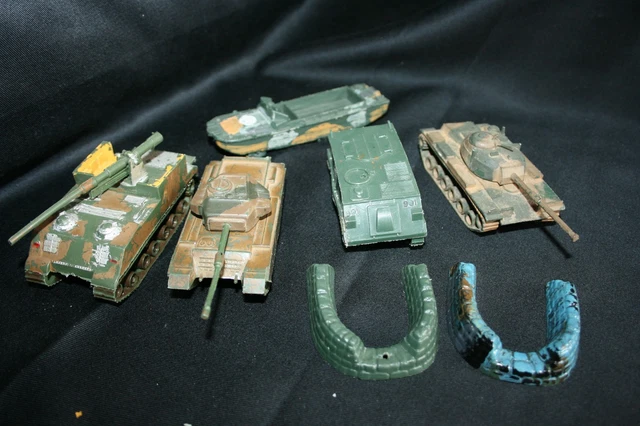 AIRFIX ASSORTED POLY Tanks HO/OO scale models spares incomplete broken ...