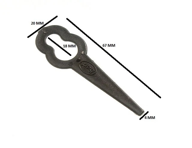 NEUF 40 X Tondeuse Lames Pour Qualcast Avec Figuire 8 Fixations ...