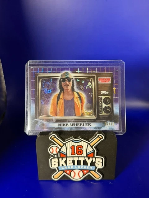 2025 TOPPS STRANGER Things High Tek - Purple Static Age #SA-4 Mike ...