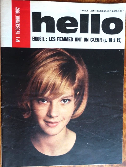 SYLVIE VARTAN - magazine HELLO n°1 , décembre 1962 EUR 14,00 - PicClick FR