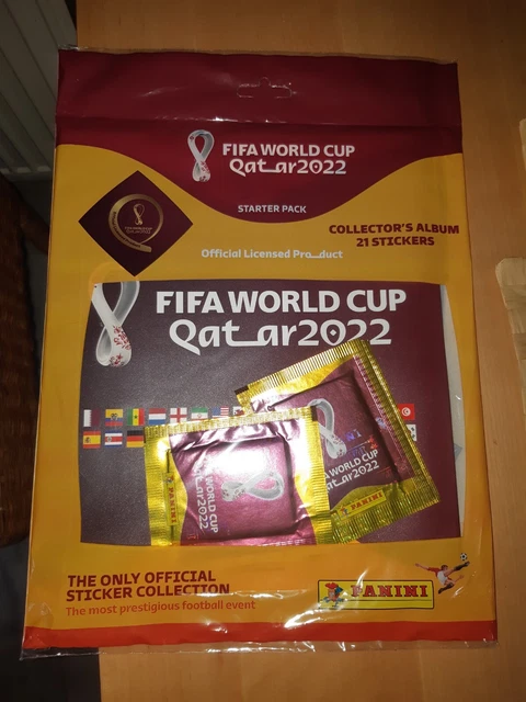 PANINI QATAR 2022 album starter pack FIFA World Cup sealed new 3 packs included £14.39 - PicClick UK