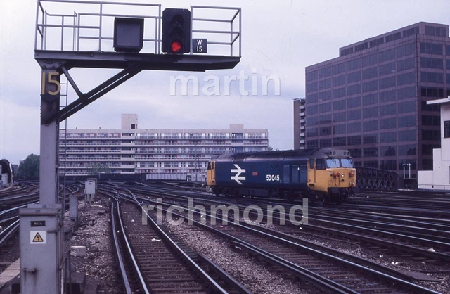 WATERLOO CLASS 50 50045 1988 Agfachrome 35mm Slide RN387 £2.99 ...