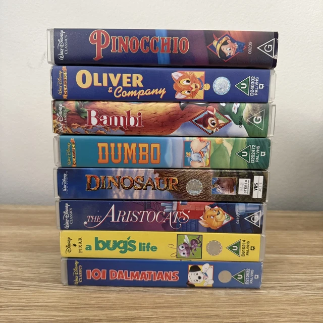 WALT DISNEY VHS classics Bundle $48.75 - PicClick AU