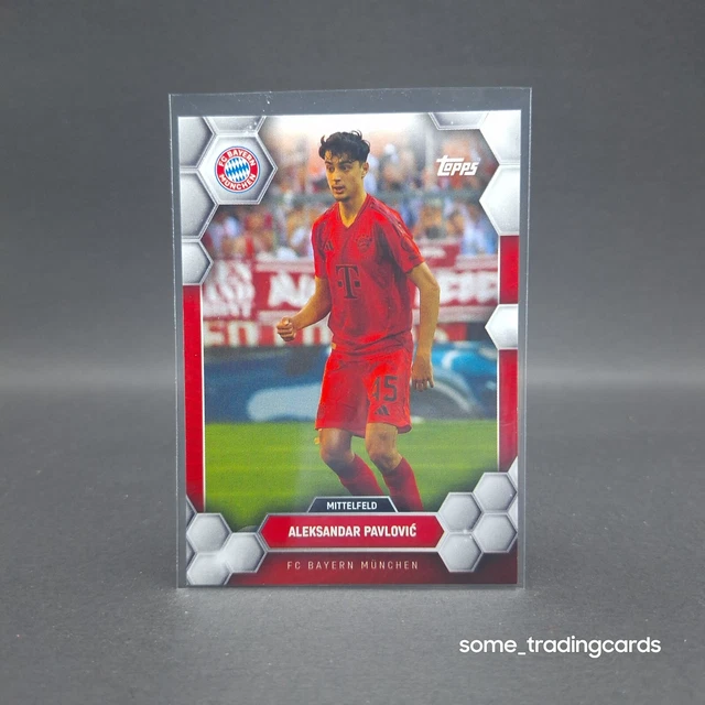 TOPPS FC BAYERN München Fan Set 2024/25 FCB-11 Aleksandar Pavlovic EUR 1,49 - PicClick DE
