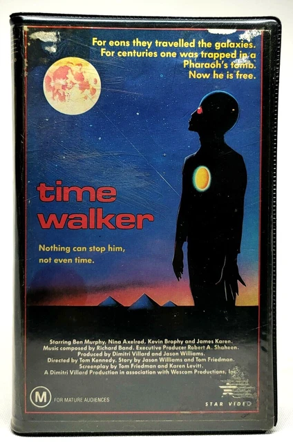 TIME WALKER VHS PAL Very Rare EX-RENTAL Clamshell STAR VIDEO 1982 £12. ...