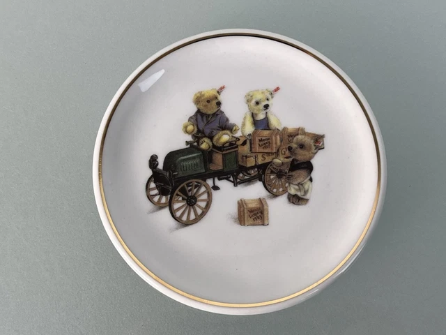 MINI ASSIETTE MURALE Steiff Tier 613012 ours en peluche Ø 10 cm ...