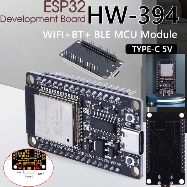 ESP32 WROOM-32 DEVELOPMENT Board WiFi+Bluetooth Antenna Ultra-Low Powe ...