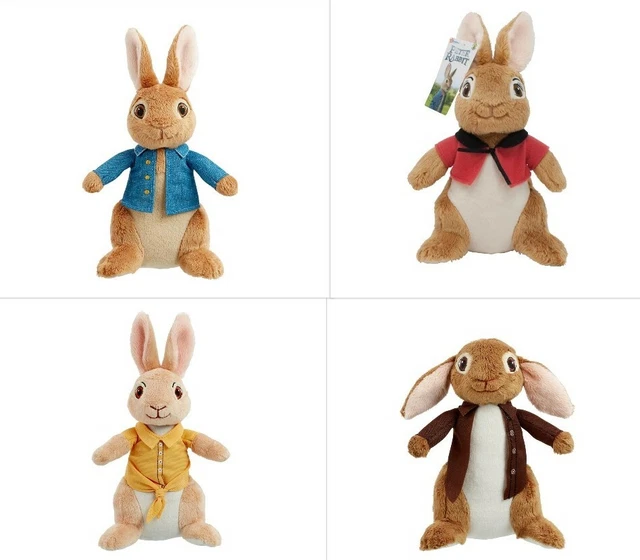 PETER RABBIT MOVIE CHARACTER SOFT TOYS 26cm - CHOOSE YOUR CHARACTER ...